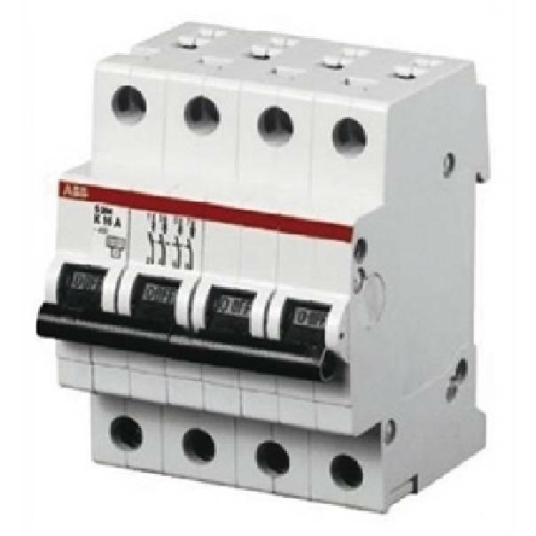 ABB ABB INTERRUTTORE MAGNETOTERMICO 4P 63A 6KA S 204-C63 2CDS254001R0634