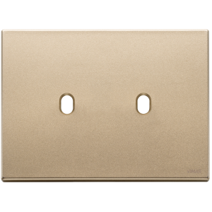 VIMAR Placca vintage flat Vimar Eikon Exé 2 moduli oro satinato - 22673 ...