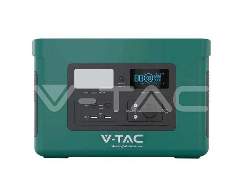 V-TAC Power station portatile V-tac 1000W con batteria di accumulo ...
