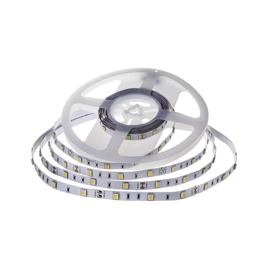 V-TAC Striscia LED V-tac 12V 3000K IP20 5 metri VT-5050 - 212135
