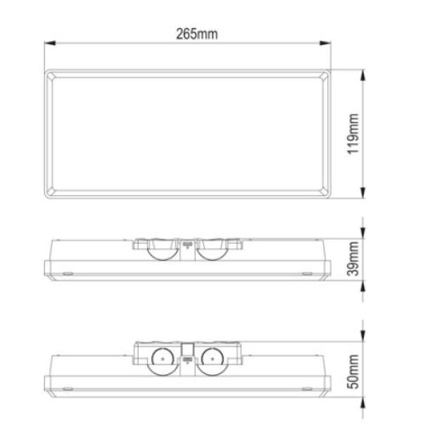 BEGHELLI Lampada emergenza Beghelli Pratica Modula 150 SA/SE RM- 18631