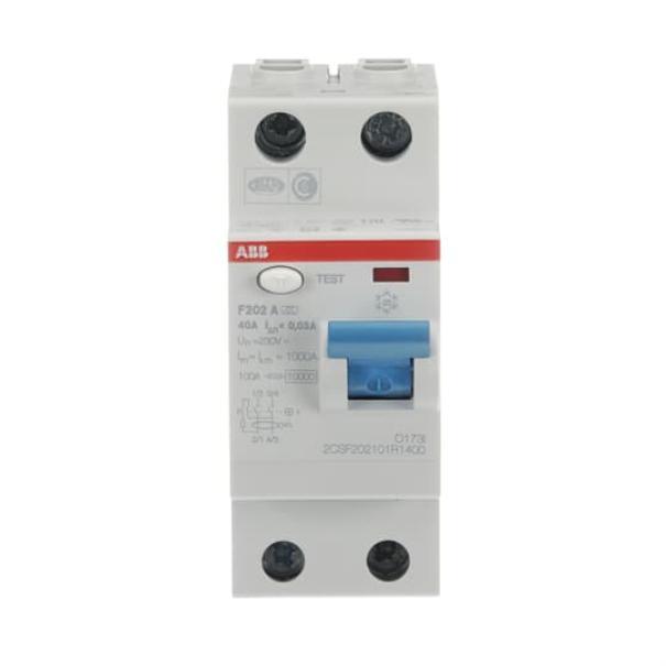 ABB Interruttore differenziale puro F202 A-40A 30MA 2P Abb F427826