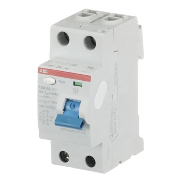ABB Interruttore differenziale puro F202 AC 25A 30MA 2P Abb F427800